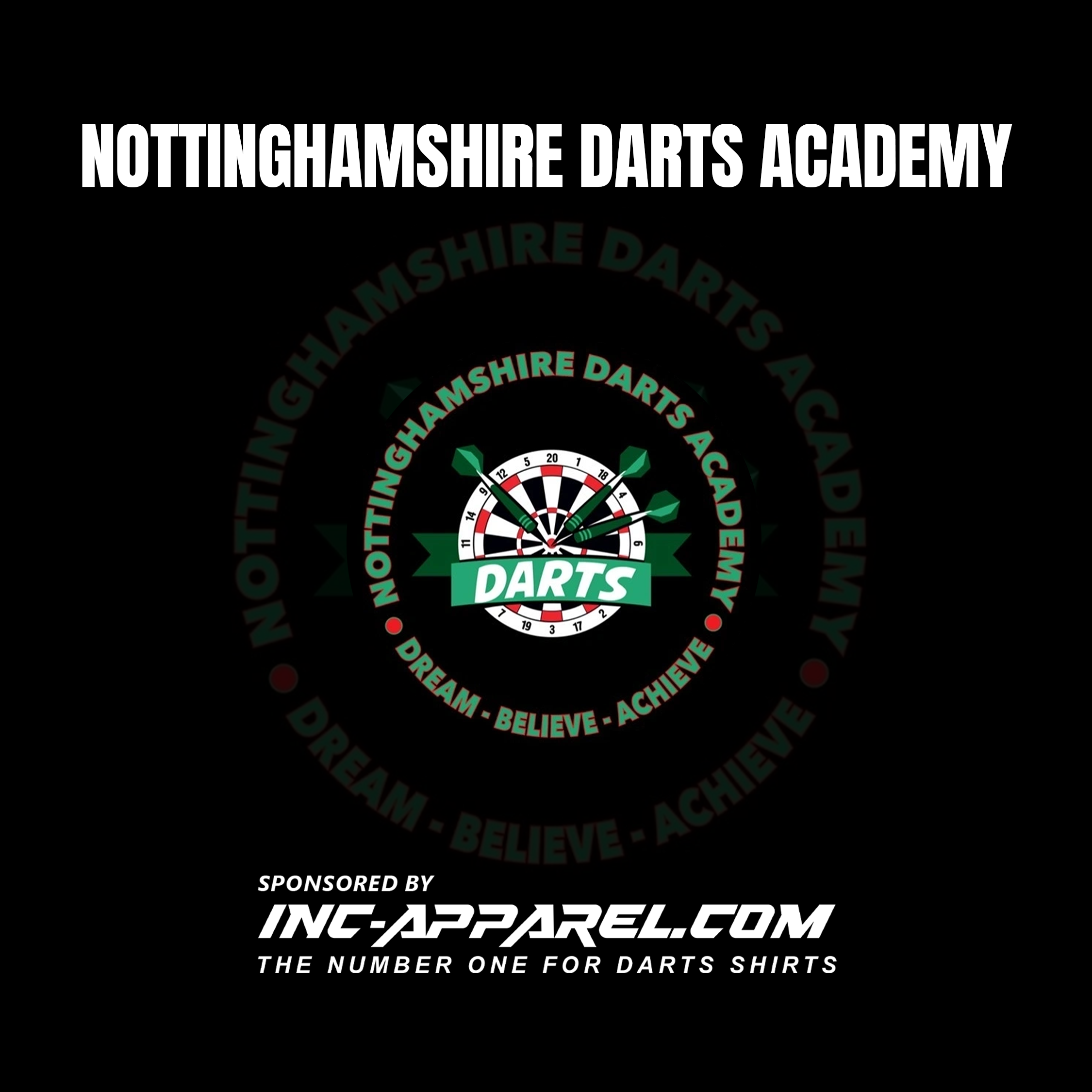 Nottinghamshire Darts Academy Official Shirts & Teamwear | INC-APPAREL ...